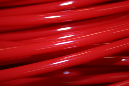 Plastic Red Tubing | Red Coiled Hoses | Bonded Red Tubing